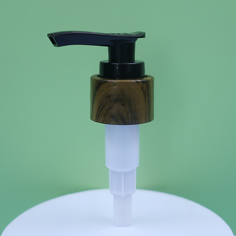 Wholesale 24/410 Wood-grain imitation lotion pump for fragrant body ...